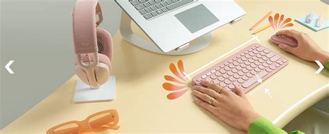 Logitech Slim Bluetooth Combo Wireless Keyboard And Mouse Quiet And Portable