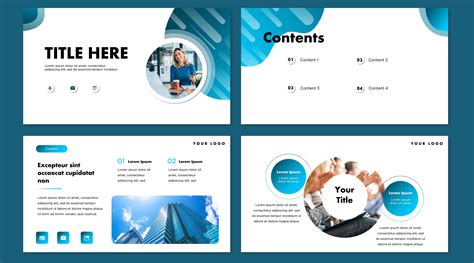 Modern Gradient Powerpoint Template Etsy