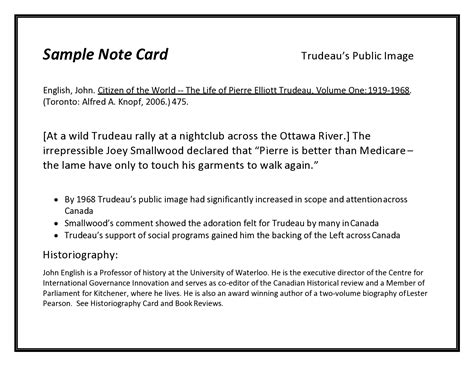 Note Cards Template Note Cards Template