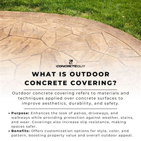 Outdoor Concrete Covering Options A Comprehensive Guide