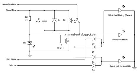Rangkaian Kedip Atau Relay Flasher Sederhana ~ Isnan Nabawi