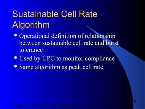 Traffic And Congestion Control In Atm Networks Chapter 13 Ppt