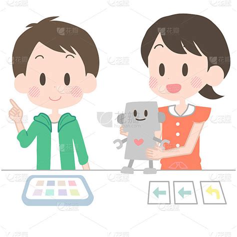 孩子们喜欢机器人编程