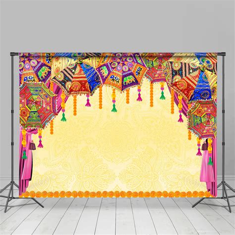 Classical Colorful Dancing Happy Holiday Backdrop Lofaris