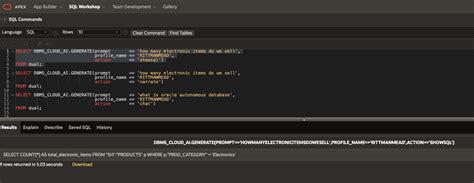 Oracle Autonomous Database Select Ai