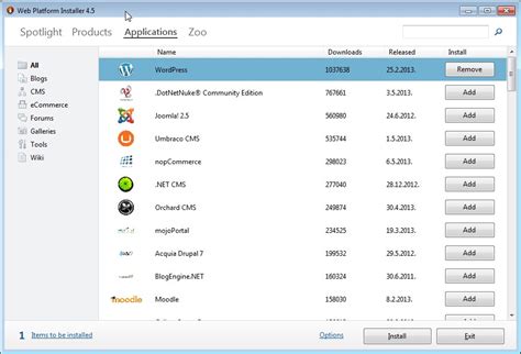 Installing Wordpress On Microsoft Iis By Using The Microsoft Web Platform Installer 45