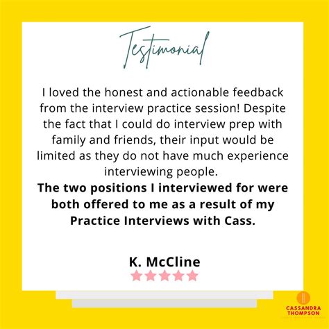 cassandra thompson on linkedin interviewpractice practiceinterview