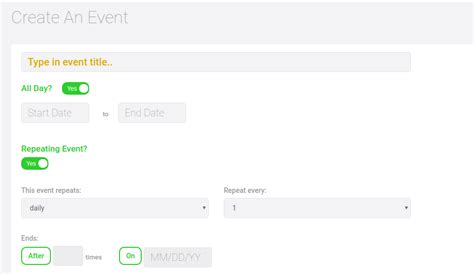 How Do I Create A Repeating Event Freshschools
