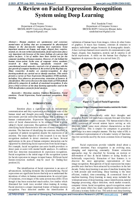pdf facial expression recognition with deep learning a review