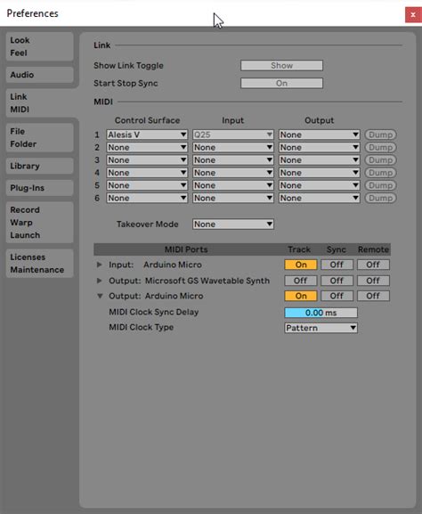 ableton live arduino