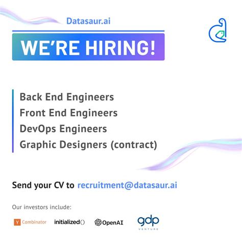 Hiring Datasaur
