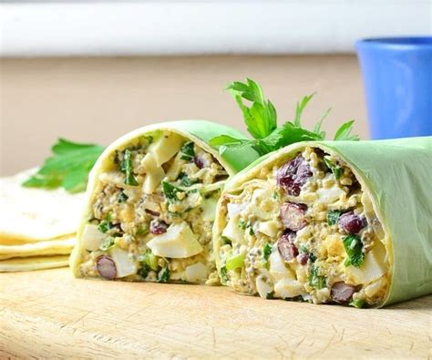 Quinoa Egg Salad Wrap Everyday Healthy Recipes