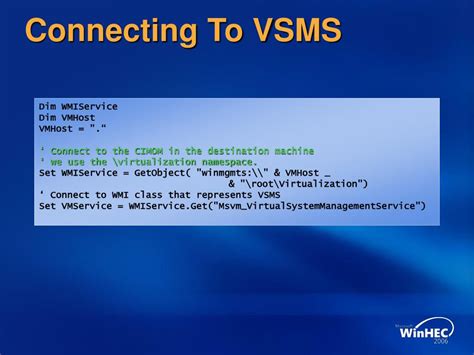 Ppt How To Use The Wmi Interfaces With Windows Virtualization