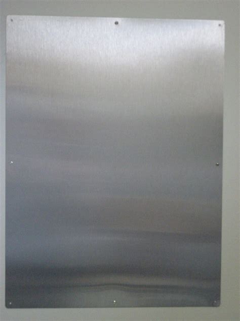 Panel De Acero Inoxidable Cepillado De 18 X 24 Etsy