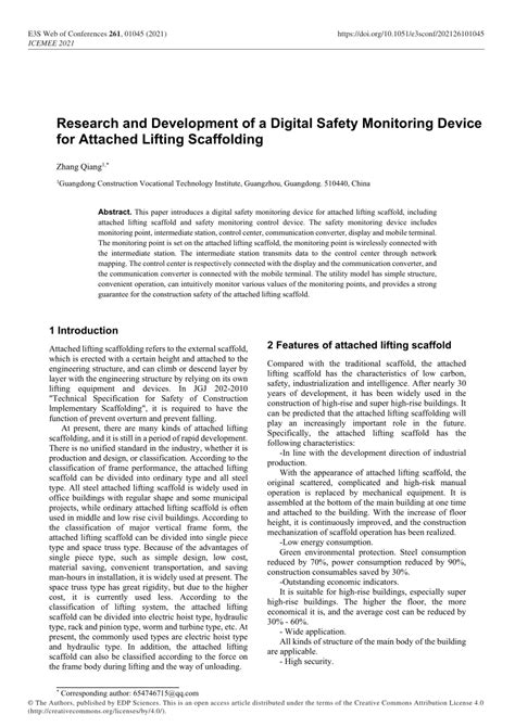 Pdf Research And Development Of A Digital Safety Monitoring Device