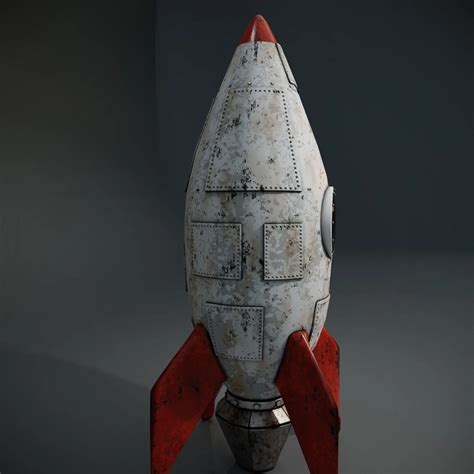 Stylized Rocket Asset Flippednormals