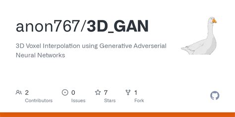 Github Anon7673dgan 3d Voxel Interpolation Using Generative