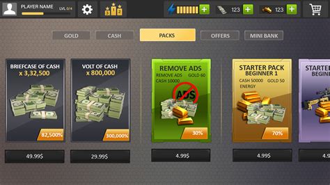 Sniper Game UI Behance