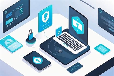 Twofactor Authentication Concept Illustration Premium Ai Generated Image