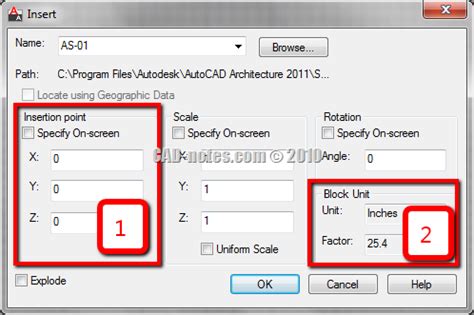Convert AutoCAD Drawing Units From Imperial To Metric CADnotes