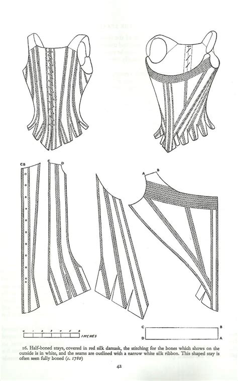 Corsets And Crinolines 18th Century Stays Stays Pattern Pattern 18th Century Clothing