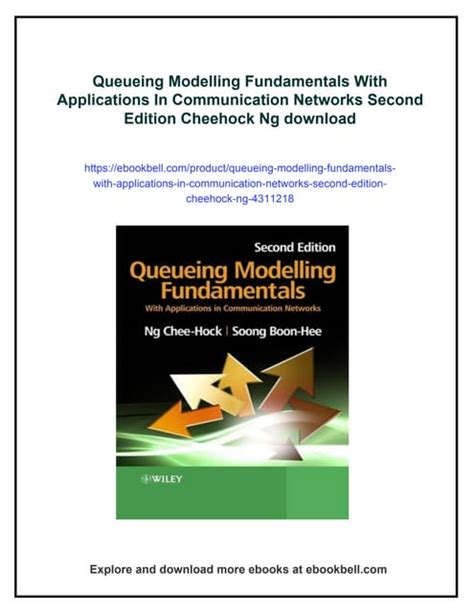 Queueing Modelling Fundamentals With Applications In Communication Networks Second Edition