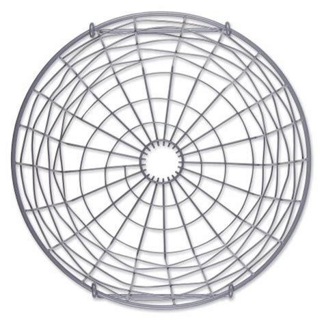 Dii Design Imports 15in Wire Mesh Stackable Storage Bin Round Small Cool Gray 1 Piece Fred