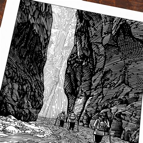 Zion Narrows Behance