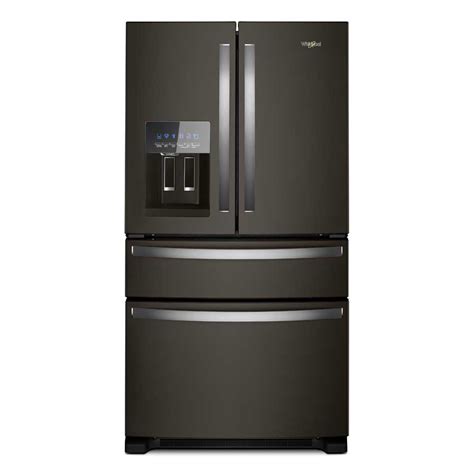 Refrigerador French Door 24 5 Pies Acero Inoxidable Negro Whirlpool Mexico Whirlpool México