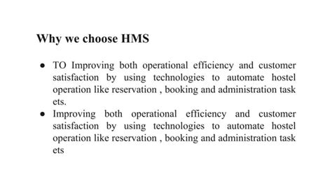 Hostel Management System Project Reports Ppt