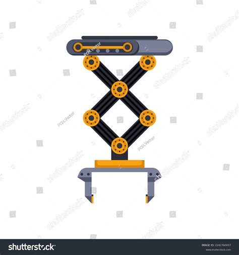 Robot Arm Hand Conveyor Belt On Stock Vector Royalty Free Shutterstock