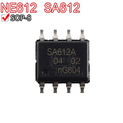 IC SA612AD SA612A SA612 NE612 SA602 SA602A SA602ADR SA602A SOP-8 2шт ...