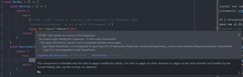 Type Declaration For Link Causes Type Check Error In Ide · Gatsbyjs Gatsby · Discussion 35709
