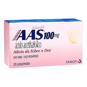 Dormec Salicetil Aas Acido Acetilsalicilico Dor Febre Drogaria Do