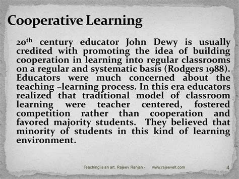 Cooperative Learning Teaching Techniques And Strategies For Effective Learning Outcomes