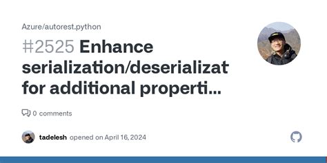 Enhance Serialization Deserialization For Additional Properties Of DGP