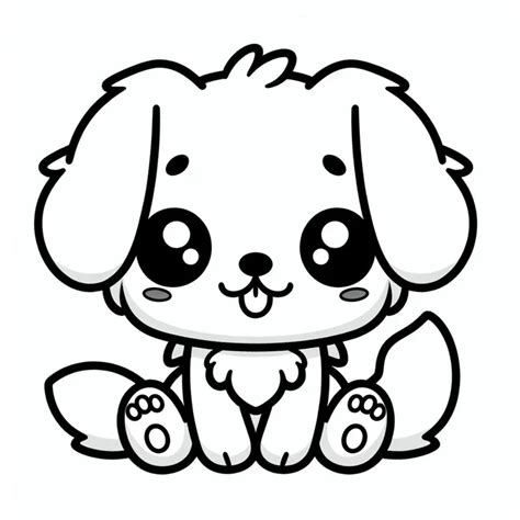 Perro Para Colorear