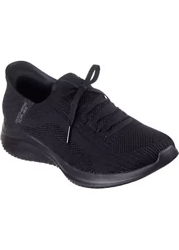 Skechers Black Ultra Flex 30 Brilliant Path Shoes Kaleidoscope