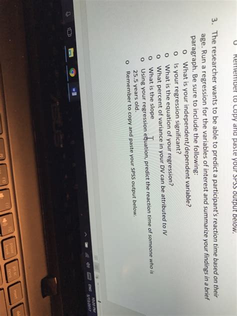 solved o remember to copy and paste your spss output below
