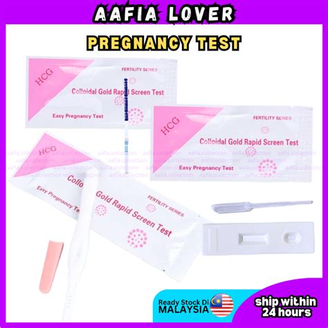 [exp20240703] Clearstok Beli 5 Pcs Keatas Early Sensitive Hcg Urine Test Strip Pregnancy Rapid