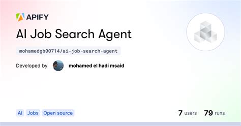 Ai Job Search Agent Deprecated · Apify