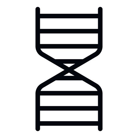 Dna Icon Outline Style 15391268 Vector Art At Vecteezy
