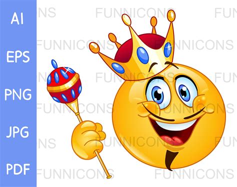 Sassy Emoji With Crown