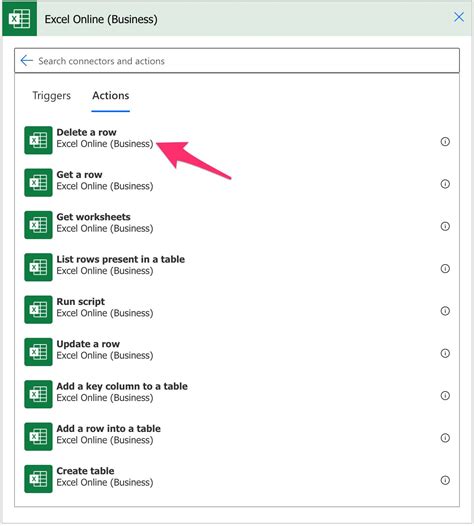 Power Automate Office 365 Excel Delete Row Action Manuel T Gomes