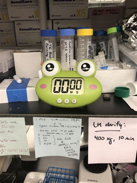 My New Lab Timer From A Very Thoughtful Labmate 🥰 Rnonbinary