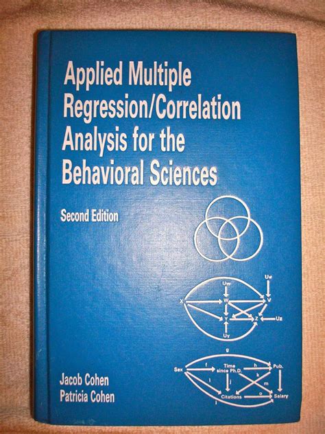 Amazon Co Jp Applied Multiple Regression Correlation Analysis For The