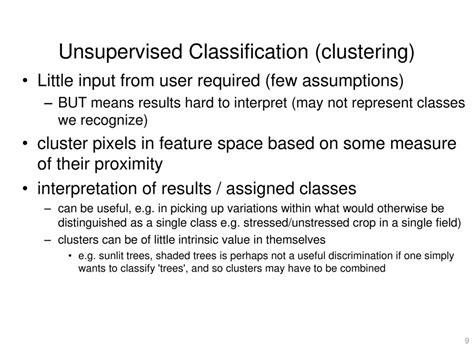 Unsupervised Classification In Imagine Ppt Download