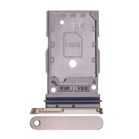 Aftermarket Dual Sim Card Tray For Samsung Galaxy S G Sm S Amber Yellow Tekdep