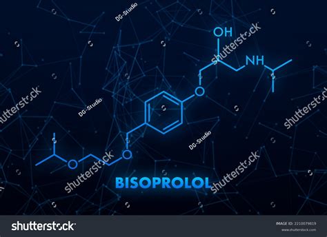 Bisoprolol Concept Chemical Formula Icon Label Stock Vector Royalty Free 2210079819 Shutterstock