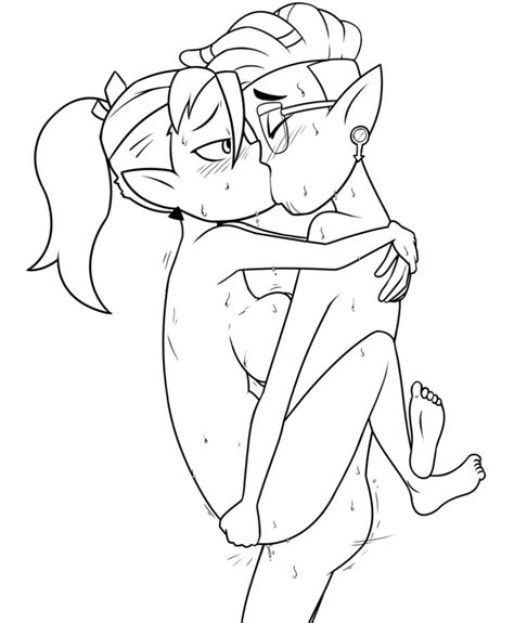 Hentai Pictures Amity Blight Disney Ear Piercing Earrings Glasses Gus Porter Kissing Nude Nude